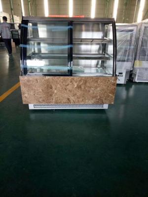 Cina Contenitore per esposizione commerciale d'acciaio dipinto 450L della pasticceria in vendita