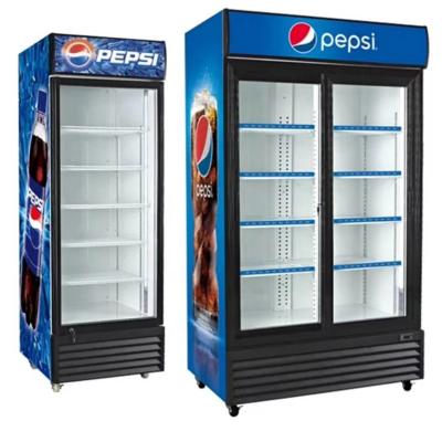 中国 家族のスーパーマーケットのコマーシャル2の現実的なガラス ドアのフリーザー冷却装置 販売のため