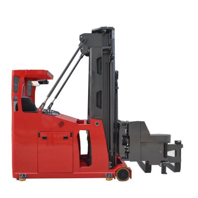 Cina lifting height 4.5m-10m function 180 rotate degrees Electric 3 way pallet forklift stacker with Quality Assurance in vendita