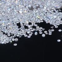 Quality White Round Shape Lab Grown Loose Melee Diamonds 0.7 to 1.35mm DEF Color VVS Clarity for sale
