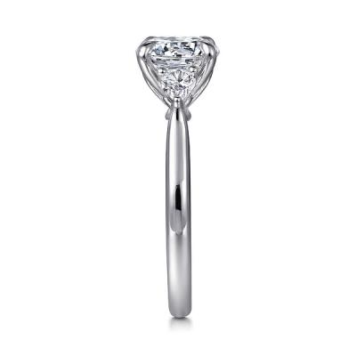 Chine Découpe ronde classique des diamants cultivés en laboratoire des anneaux de diamants 18K 14K 10K 9K Platine à vendre