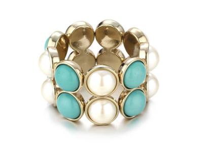 Cina Braccialetti acrilici blu e bianchi delicati degli accessori dei gioielli del modo delle donne, del braccialetto in vendita