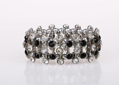Cina Multi braccialetti con i diamanti, braccialetti d'argento della bigiotteria del filo di amicizia in vendita