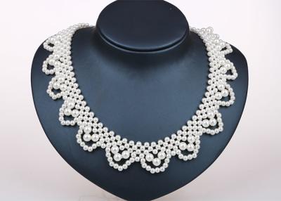 Cina Bigiotteria Handcrafted della collana di dichiarazione della perla di Faux delle damigelle d'onore del progettista in vendita