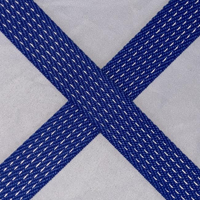 Reflective webbing application in pet safety products