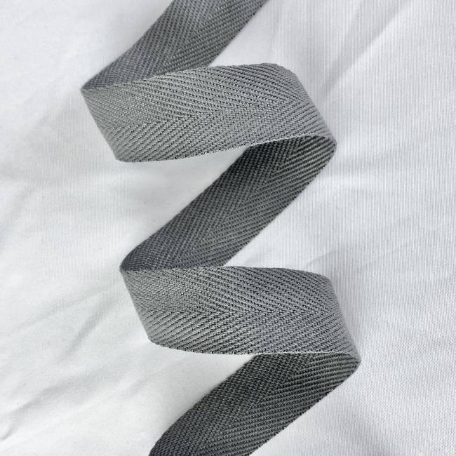 Close-up view of herringbone pattern webbing