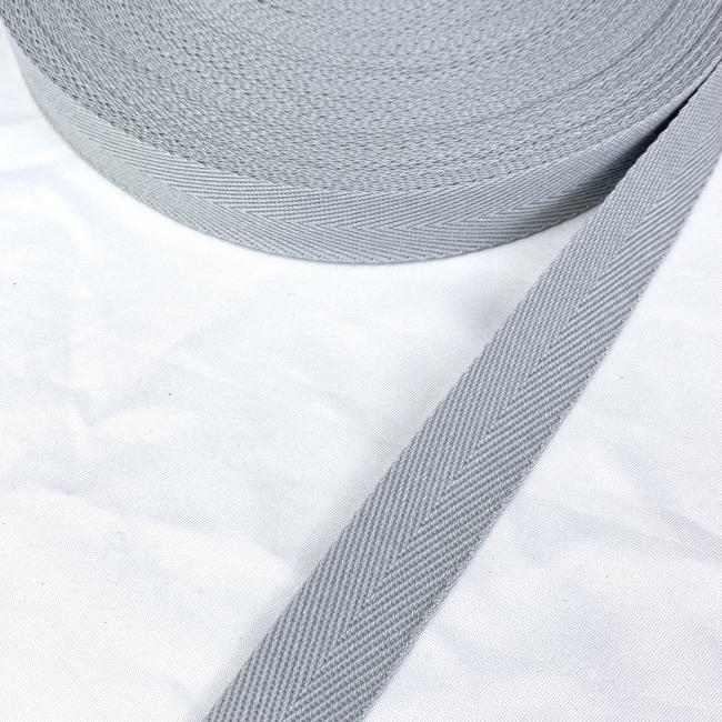 Belt production using herringbone webbing