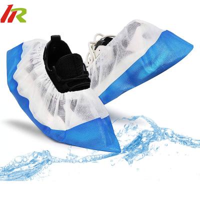 China CPE Foot Cover Disposable Wear-resistant Bottom Waterproof Shoe Cover for sale