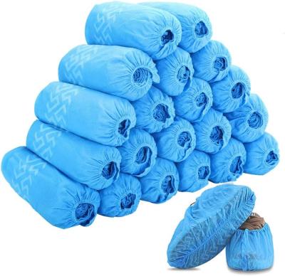 China Disposable Overshoes Foot Covers Consumable PP Protective Plastic Shoe Covers for sale