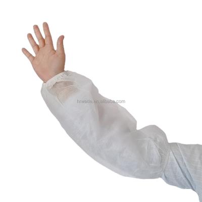 China Arm Cover Sleeve Plastic Disposable Blue pp Clear Transparent Sleeve Cover Waterproof Arm Cover for sale