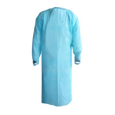 China Cpe Gown Ppe Gown Wholesale Medical Sms Cpe Pe Ppe Pp Isolation Gown for sale