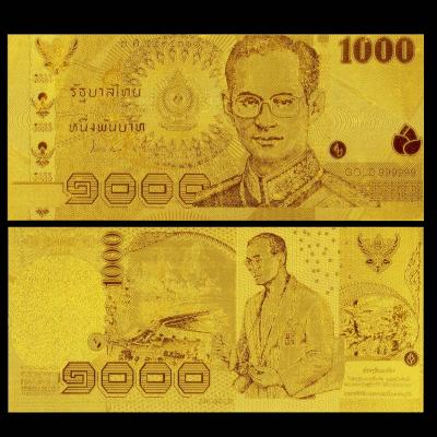 Cina Arte dell'oro e baht delle banconote placcata oro 1000 del mestiere, Nizza articolo della decorazione in vendita