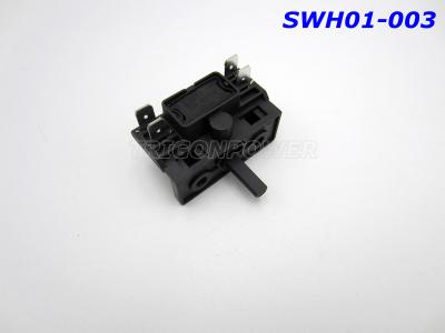 China Interruptor eléctrico negro de la estufa, interruptor rotatorio de la posición de alto voltaje de la resistencia 3 en venta