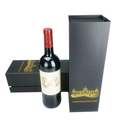 Cina contenitori di regalo della bottiglia di vino di 160x120cm, contenitore di regalo magnetico di 4C CMYK Xl in vendita