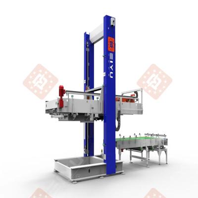 China Fully Automatic Empty Glass Bottle Empty Tin Can Packaging Depalletizing Machine for sale