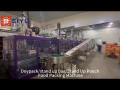 Doypack Tasche Lebensmittel automatische Fall Verpackungsmaschine PLC gesteuert