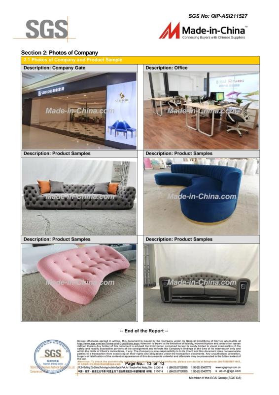 - SIDIOR FURNTIURE COMPANY LIMITED