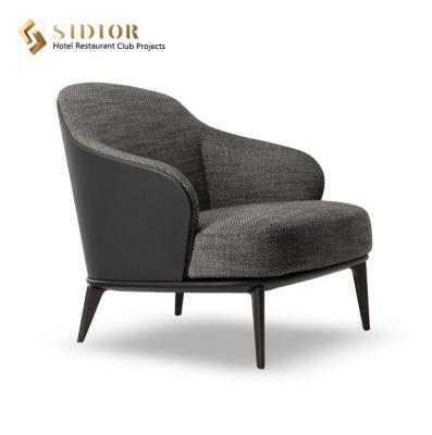 Cina Il velluto di Sofa Chair W75cm di svago del salone ha trapuntato lo SGS della poltrona approvato in vendita