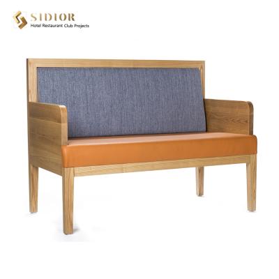 Cina Altezza di Sofa Leather Booth Seating 85cm della cabina del ristorante di protezione dell'ambiente in vendita