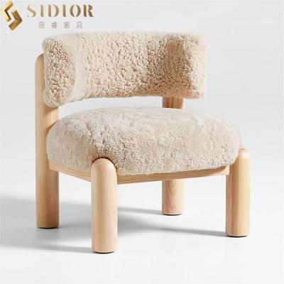 Cina Sedie di salotto di svago del tessuto del salone singole di altezza moderna della sedia 71cm in vendita
