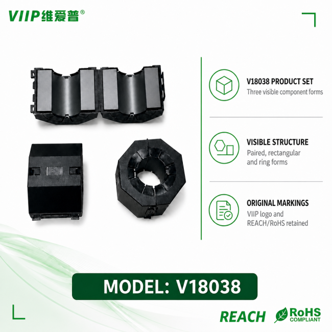 V18038 Ferrite Core installation demonstration