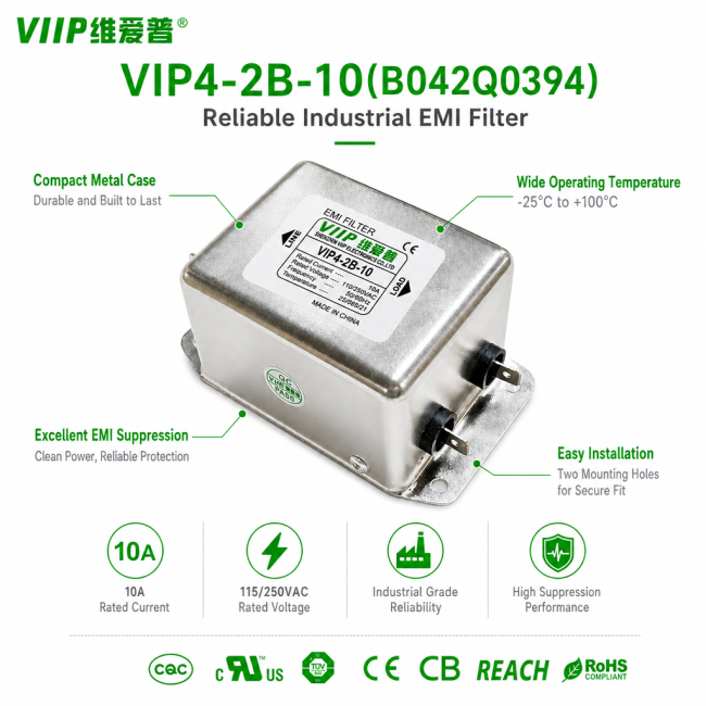 EMI Filter Product View - Front Perspective