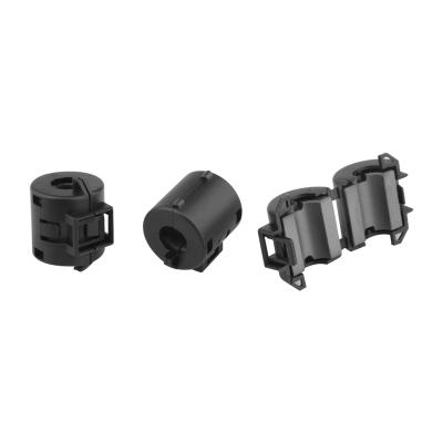China F9 Black Snap On Ferrite Core for 7mm Communication Cables with EMI Suppression and Quick Easy Installation for sale