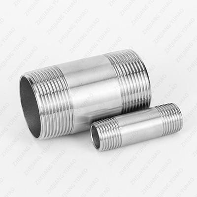 Chine OEM ODM en acier inoxydable Longue canne Nipple Union Type mâle SS Double Pipe Nipples à vendre