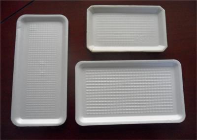 China Weiße kleine harte Kunststoffgehäuse-Behälter-Dichtungs-Deckel-Fische für die Fleischverpackung zu verkaufen