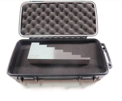 중국 7단계 초음파 정정 블록 1018 인증서와 가방과 함께 강철 시험 블록 5-12.5-20-27.5-35-42.5-50mm 판매용