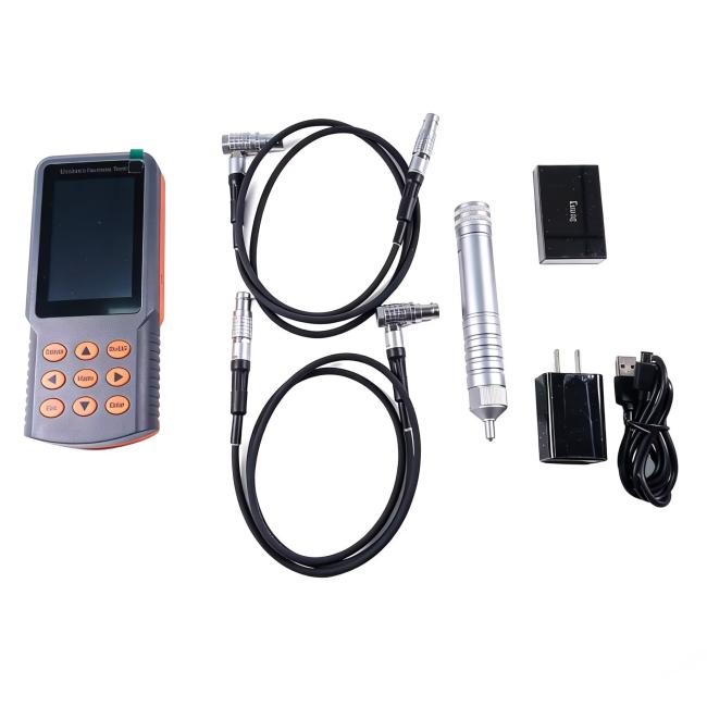 Close-up view of TM-U3 Ultrasonic Hardness Tester display and controls
