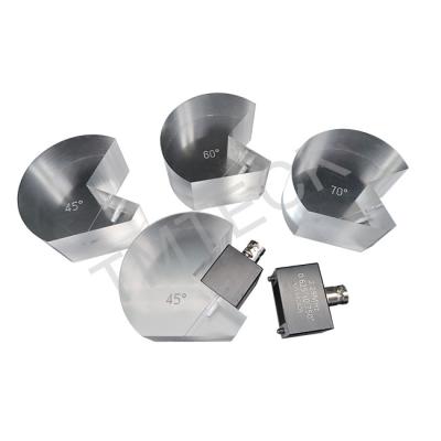 China 2.25 Mhz Ultrasonic Transducer / Aws Wedge Probe 70 60 45 For Ultrasonic Flaw Detecor for sale
