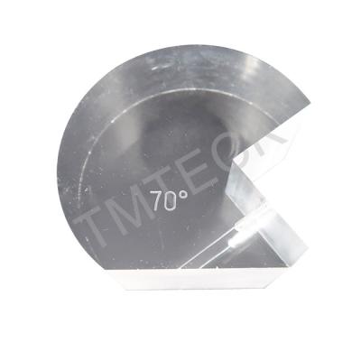 China 2.25 Mhz Ultrasonic Transducer / Aws Wedge Probe 70 60 45 For Ultrasonic Flaw Detecor for sale