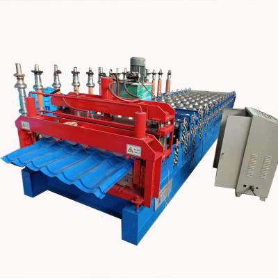 China Top Quality Corrugated Tile Roof Sheet Making Roll Forming Machine Steel Channel Frame for sale