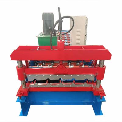 China Deck Corrugated Profile Roll Panel Forming Machine for sale