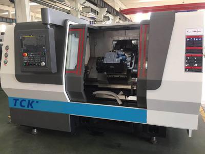 China TCK 6332 Automatic slant bed Lathe with Power for machining metal for sale