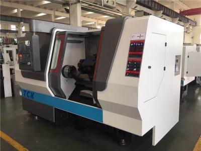 China TCK 6332 Automatic slant bed Lathe with Power for machining metal for sale