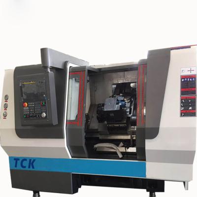 China TCK6340 Small Slant Bed Lathe CNC Turning Center For Processing Steel And Cast Iron Material Machine for sale