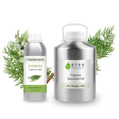 China Poros de la aprobación de MSDS que encogen el aceite esencial de Cypress para la piel amarilla clara en venta