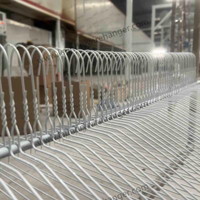 중국 18-inch Powder Coated White Laundry Wire Hanger, 14.5 Gauge for Laundry Shops 판매용