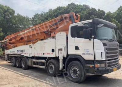 中国 63m 中古コンクリート ポンプ車 Zoomlion 5 車軸 2013 年製造 販売のため