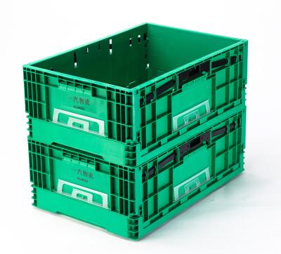 Cina Cassa di plastica agricola pieghevole con logo personalizzato per soluzioni di stoccaggio industriale dell'UE in vendita