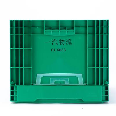 Cina Casse in PP ecocompatibili per attrezzature logistiche scatole solide pieghevoli contenitori mobili in plastica in vendita