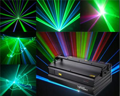 Cina luce laser variopinta DMX512 di animazione 1000mw di 3W RGB per la manifestazione della discoteca in vendita