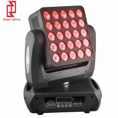 China O feixe principal movente mega da matriz do diodo emissor de luz de 5x5 25pcs 12W RGBW 4in1 ilumina-se à venda