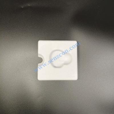 China High-end jewelry pendant with a white pulp molding base, made by wet pressing of plant fibers, degradable, recyclable, and compliant with the plastic ban order. for sale