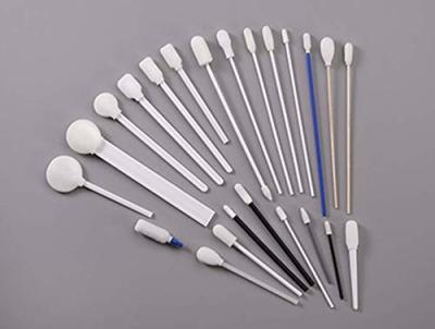 Κίνα Big Round Circular Head Sponge Tip Cleanroom Foam Swabs 50pcs προς πώληση