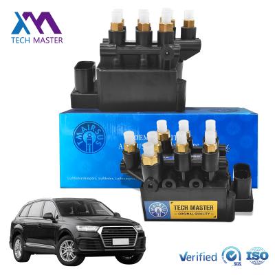 China 4M0616013A Air Suspension Solenoid Valve Block for Audi Q7 4M VW Touareg Porsche Cayenne 9Y Bentley Bentayga Control Valve Unit for sale