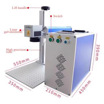 Fiber laser marking machine in production environment
