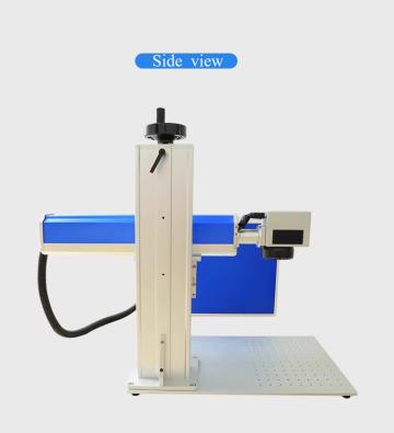 High-precision laser marking sample on metal